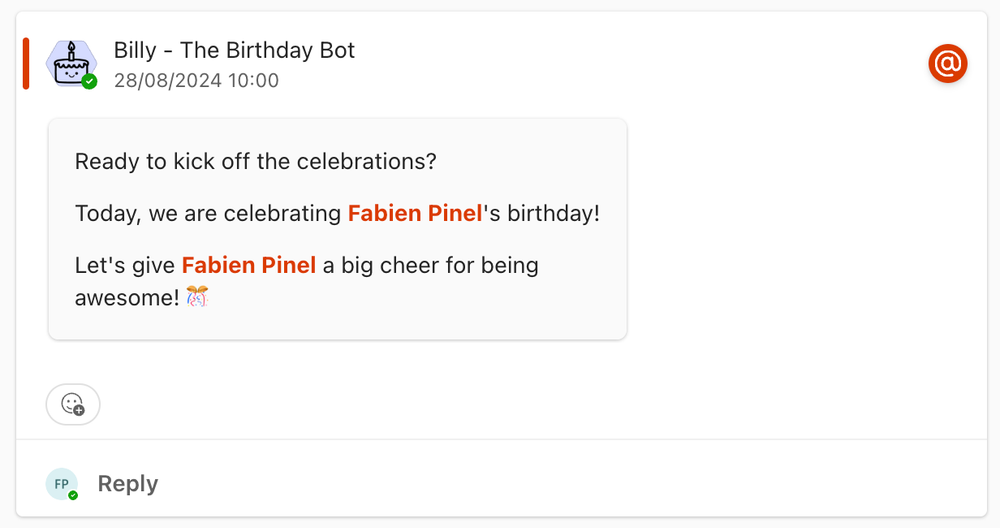 Introducing Billy: the birthday bot for Microsoft Teams