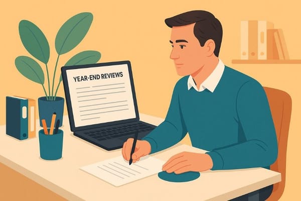 5 Ready-to-use year-end performance review examples